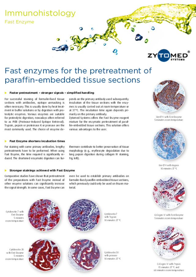 Immunohistology | Zytomed Systems